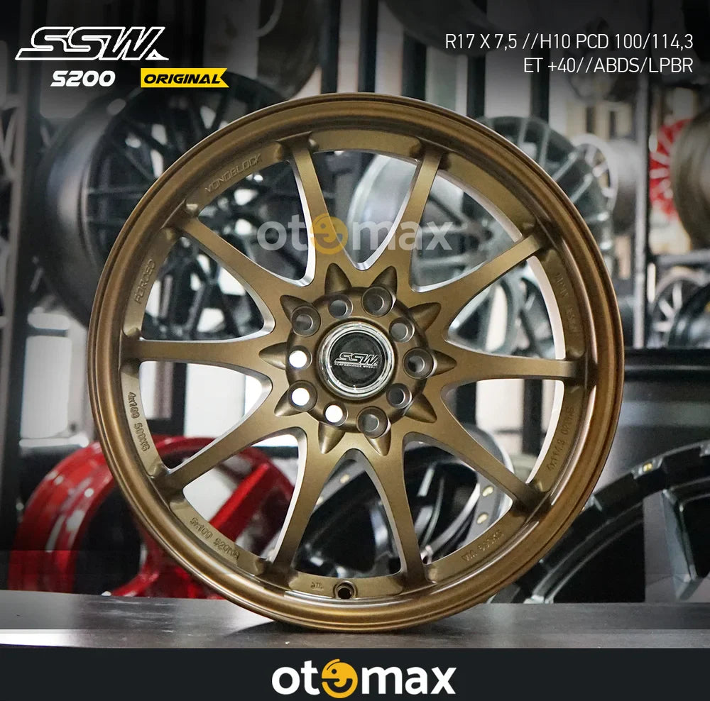 Velg Mobil SSW S200 Original Ring 17 H10 ABDS/LPBR|Otomax Store – Otomax Store : Jual Velg Mobil ...