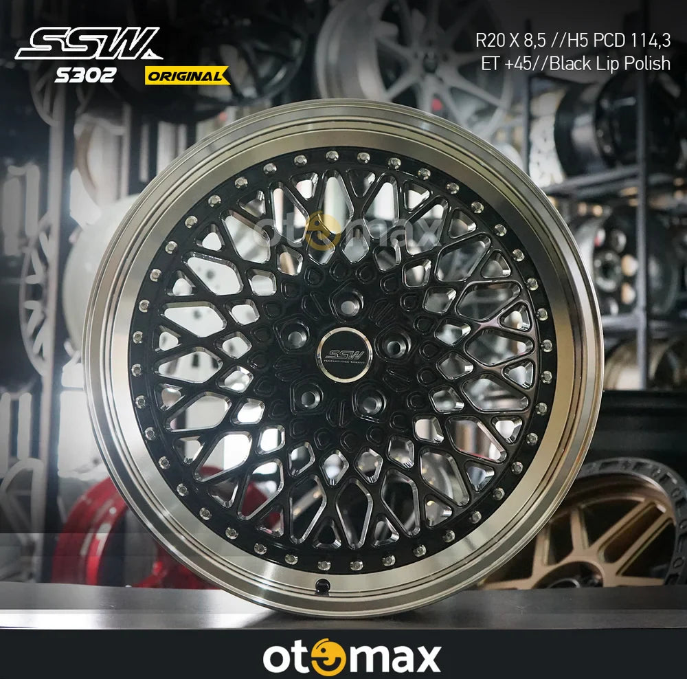 Original Velg Mobil SSW S302 Ring 20 - Kualitas & Estetika Unggul – Otomax Store : Jual Velg ...