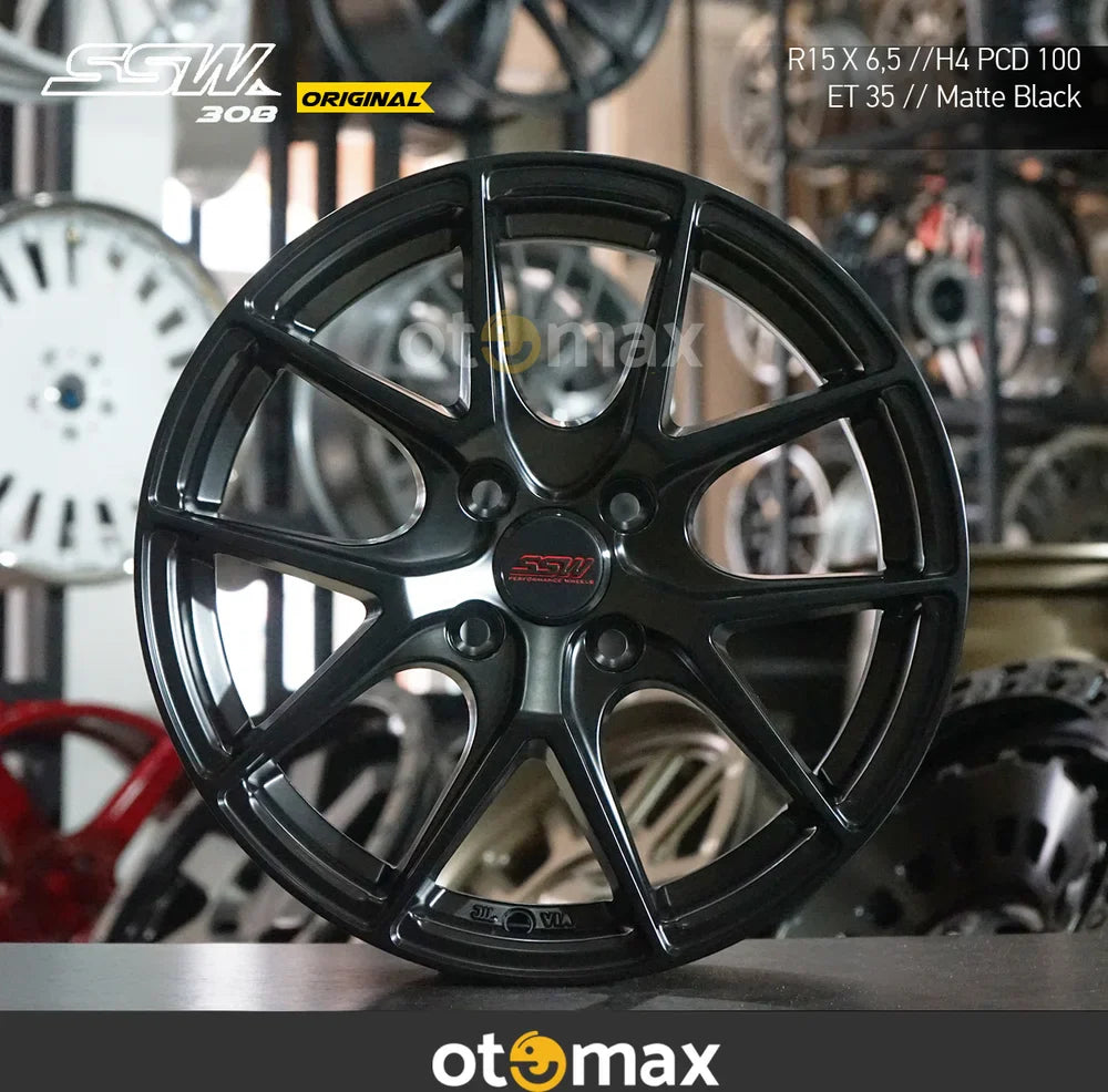Velg Mobil SSW Original Ring 15 Matt Black - Upgrade Gaya Kendaraan Anda – Otomax Store : Jual ...