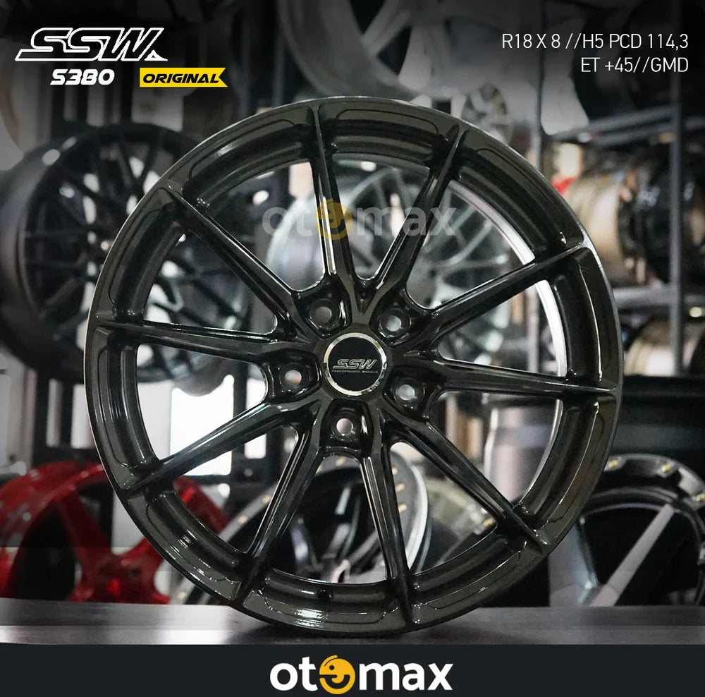 Velg Mobil SSW S380 18 Inci - Desain Sporty dan Kokoh | SSW – Otomax Store : Jual Velg Mobil ...