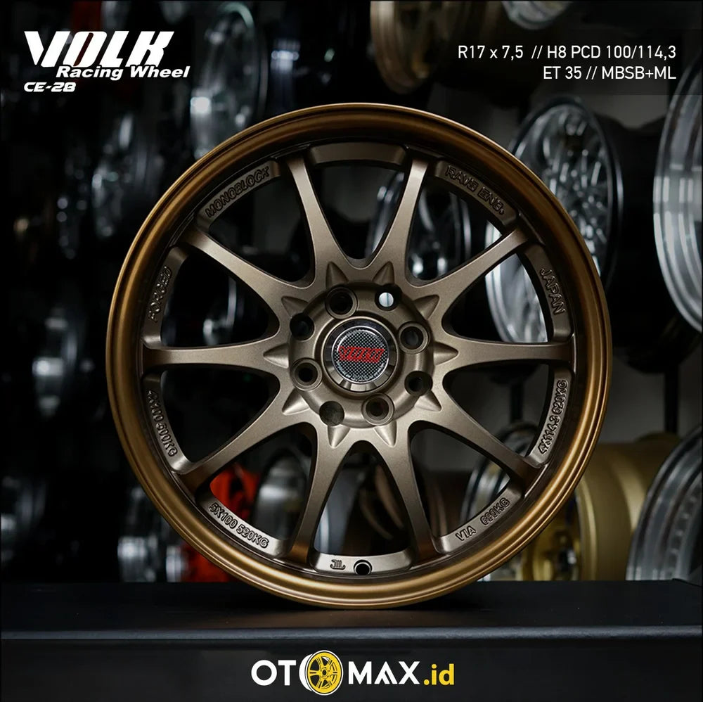 Velg Mobil Volk CE28 Ring 17 MBSB/ML | Otomax Store – Otomax Store : Jual Velg Mobil & Ban Mobil ...