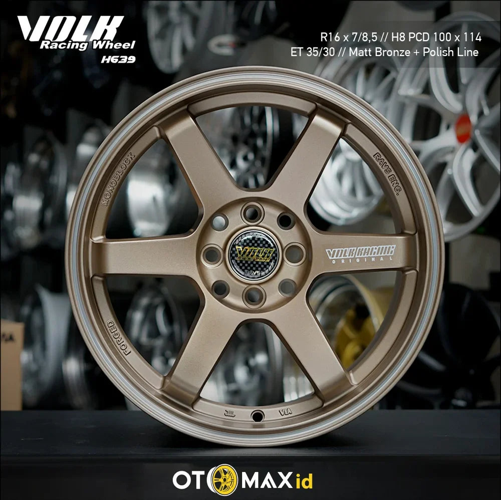 Velg Mobil Volk Racing H639 Ring 16 Bronze | Otomax Store – Otomax Store : Jual Velg Mobil & Ban ...