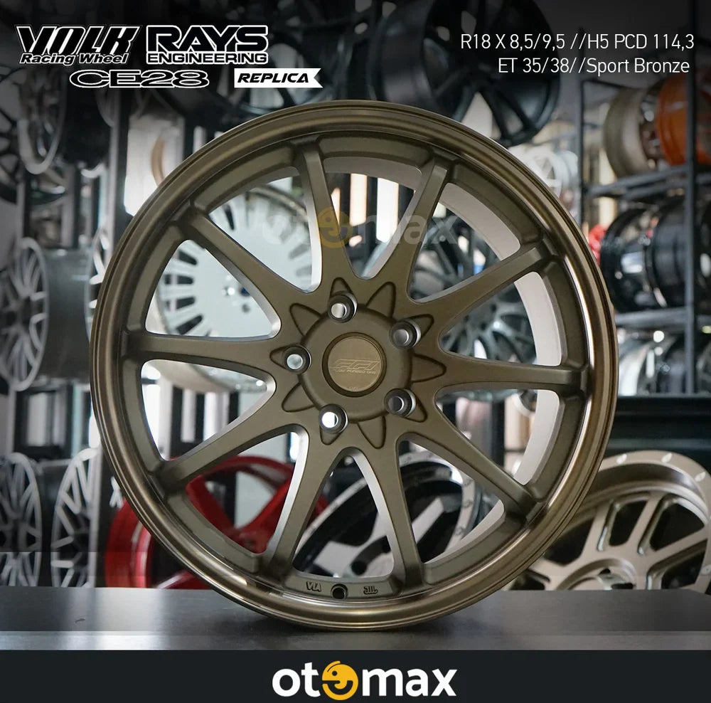 Velg Mobil Forged Aluminium Volk Rays CE28 18" - Desain Minimalis dan Tangguh – Otomax Store ...