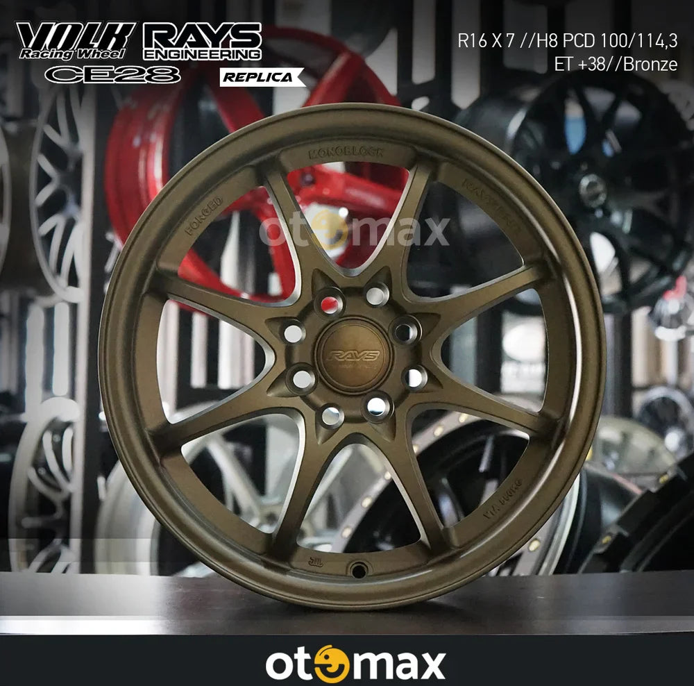 Velg Mobil Volk Rays CE28 HON2 Ring 16 Sand Bronze | Otomax Store – Otomax Store : Jual Velg ...