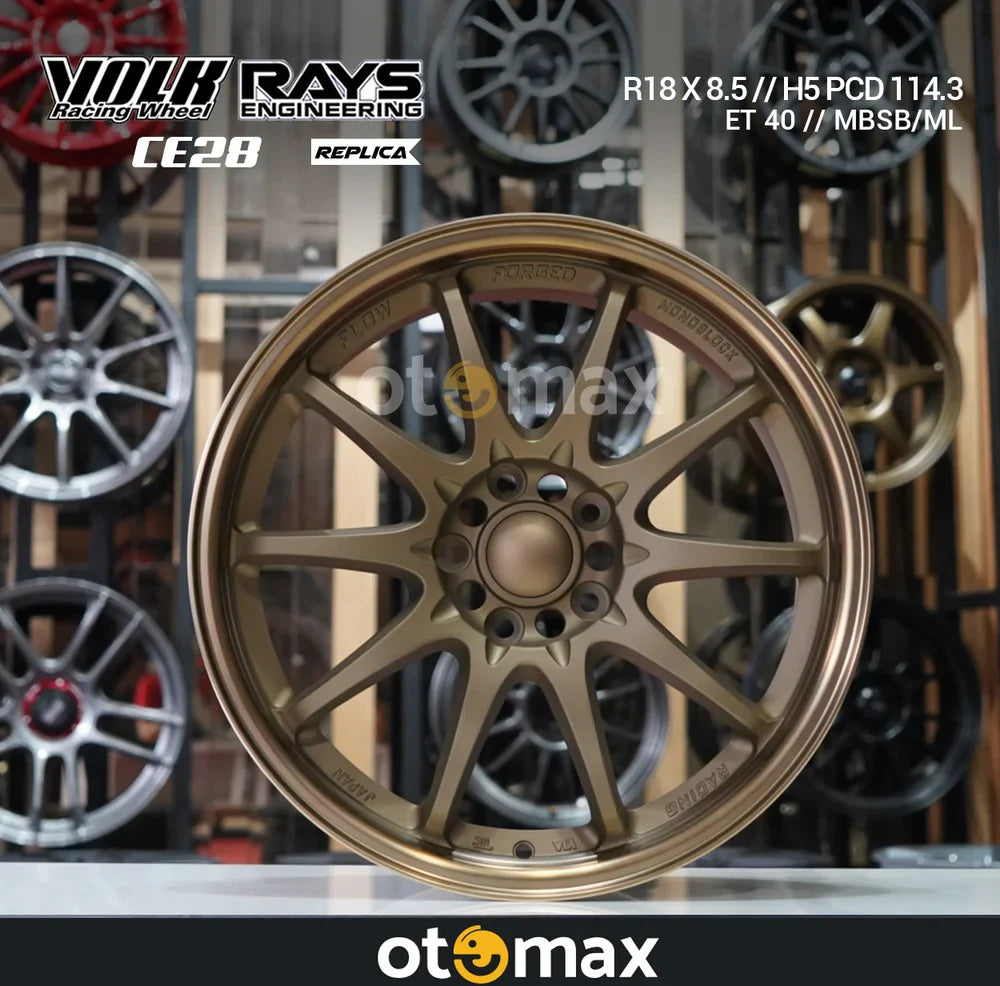 Velg Mobil Volk Rays Ce28 Ring 18 MBSB/ML | Otomax Store – Otomax Store : Jual Velg Mobil & Ban ...
