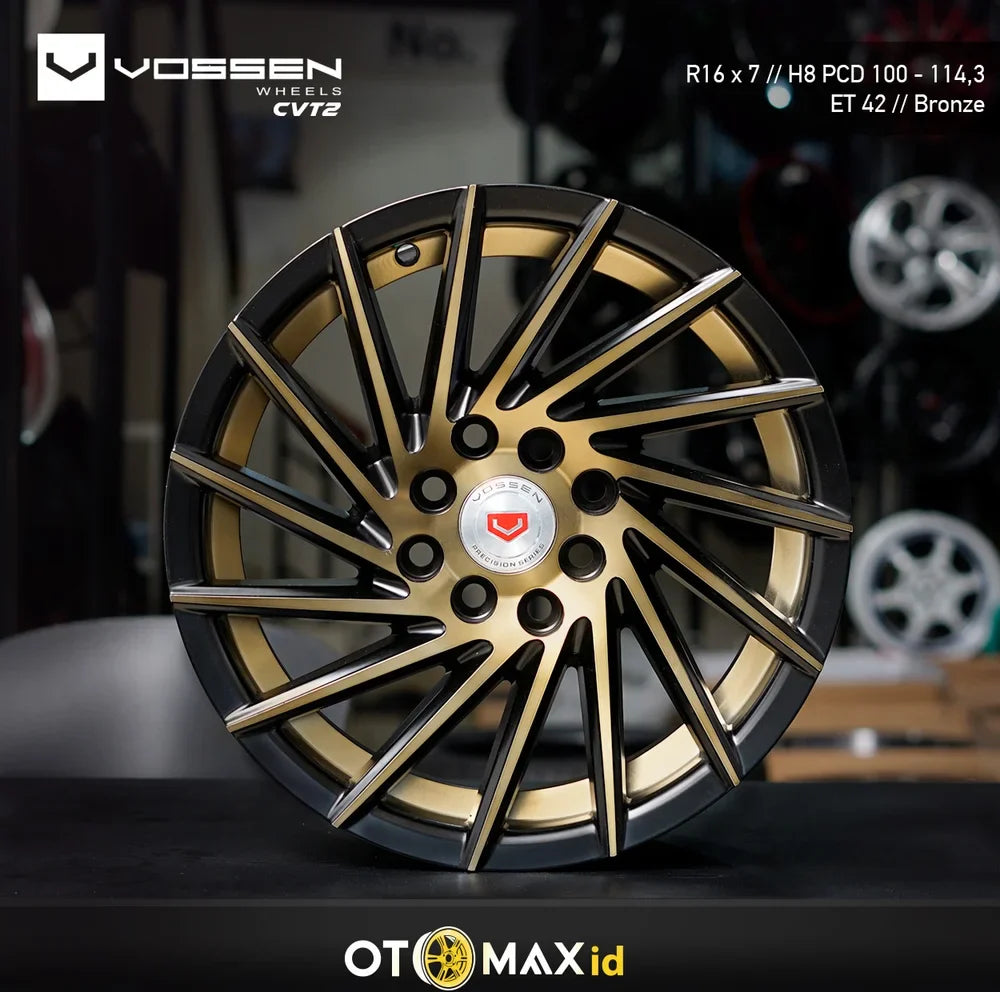 Velg Mobil Vossen CVT2 Ring 16 Bronze | Otomax Store – Otomax Store : Jual Velg Mobil & Ban ...