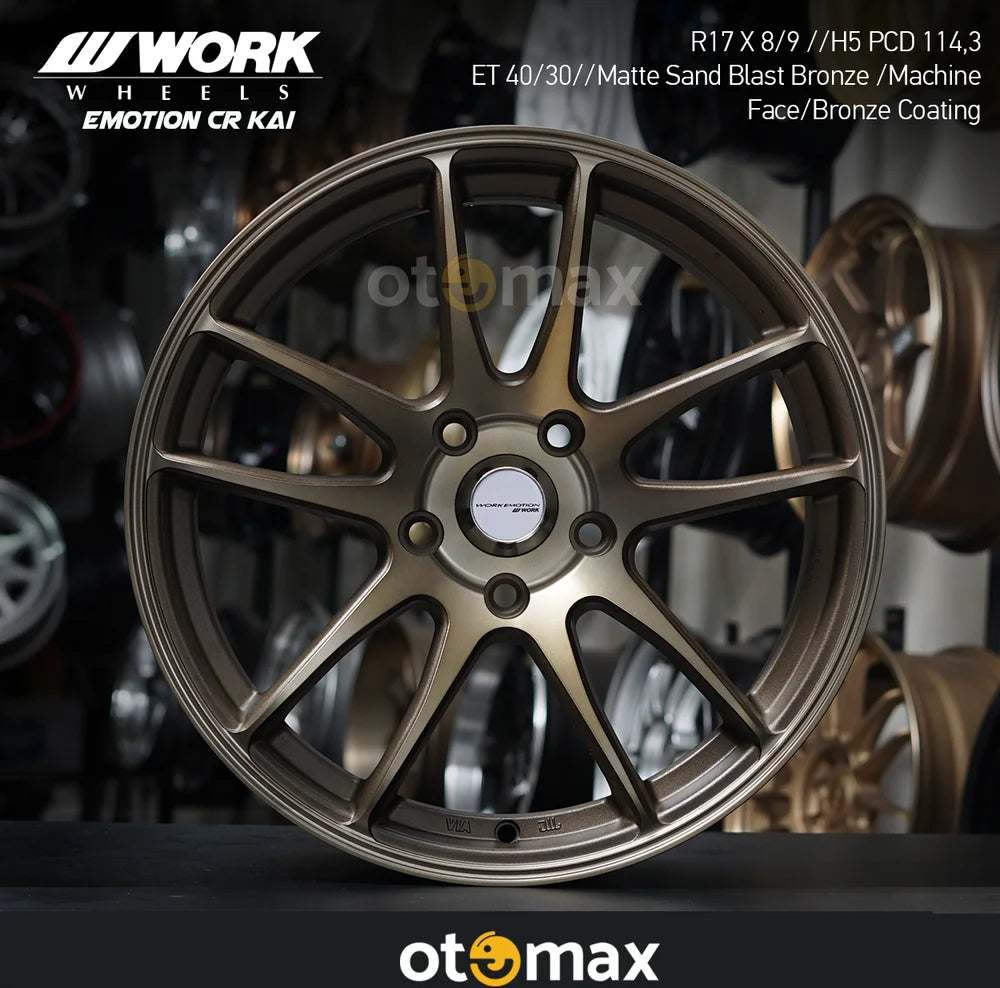Velg Mobil Work Emotion CR KAI Ring 17 Matt SB Bronze/Bronze Coating Face | Otomax Store ...