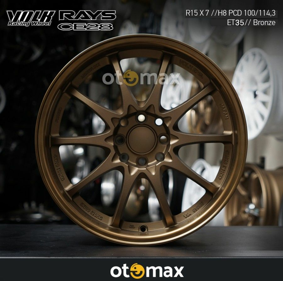Velg Mobil Forged Aluminum Volk Rays CE28 15" ET35 | Kualitas Terpercaya Rays – Otomax Store ...
