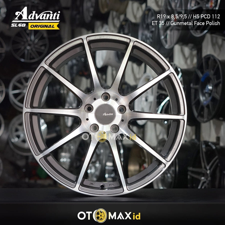Velg Mobil Advanti Original Ring 19 35 Gunmetal Face Polish | Otomax ...