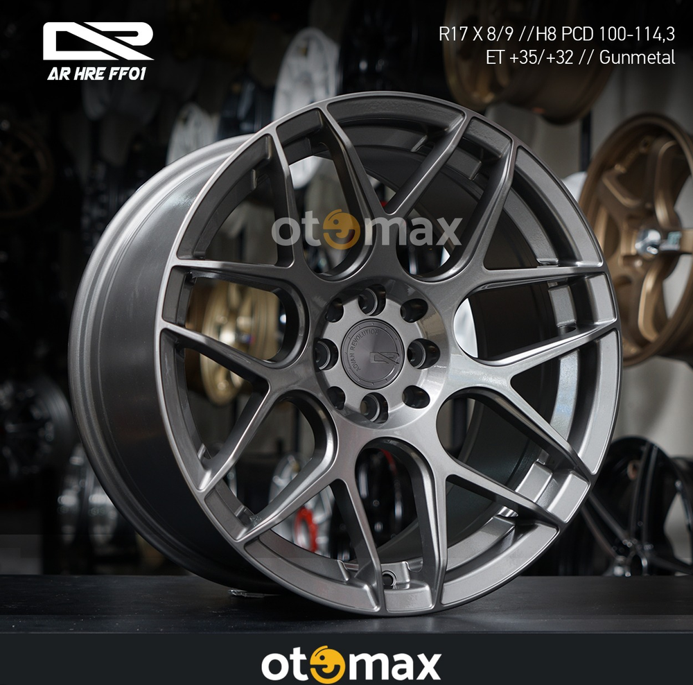 Velg Mobil Berkualitas AR HRE FF01 17" Gun Metal - Dapatkan Harga ...
