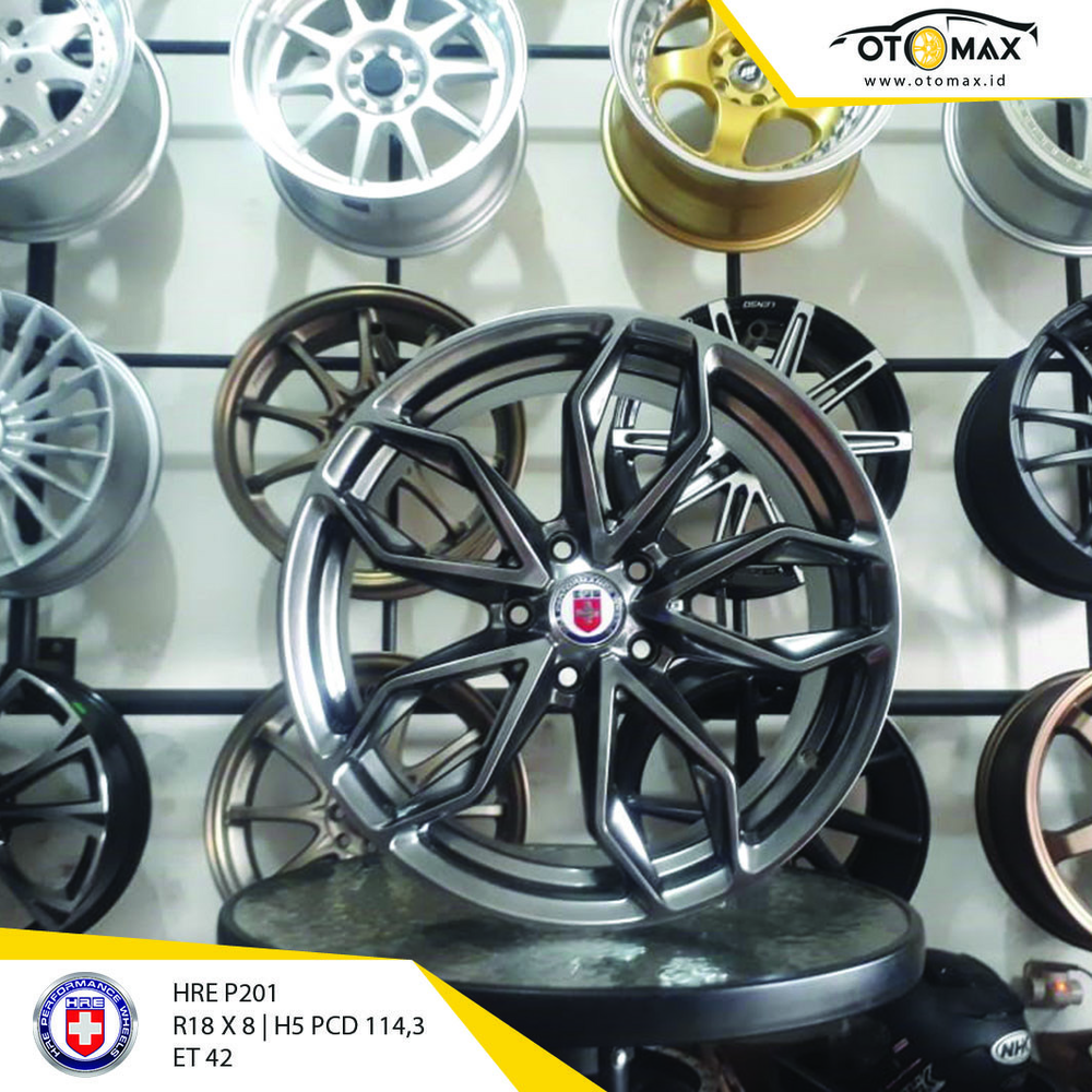 Upgrade Kendaraan Anda dengan Velg HRE P201 Ring 18 Hyper Black ...