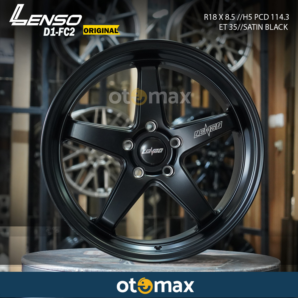 Velg Mobil Lenso D-1FC Original Ring 18 35 Satin Black|Otomax Store ...