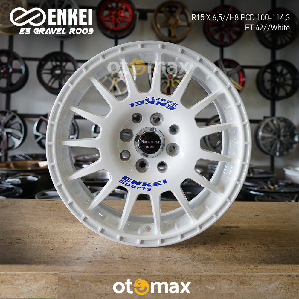 Velg Mobil Enkei ES Gravel R009 Ring 15 H8 Putih - Teknologi MAT Inovatif – Otomax Store : Jual ...