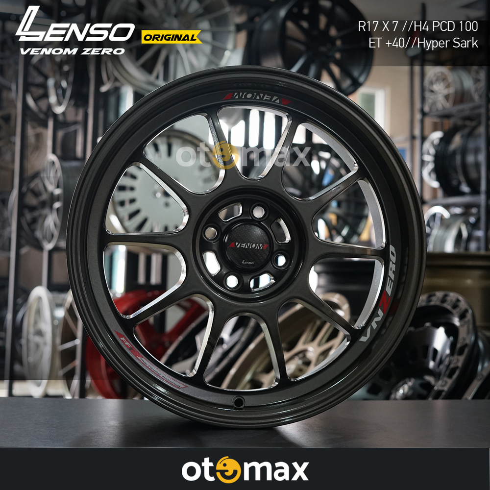 Velg Mobil Lenso Venom Zero Original Ring 17 Hyper Dark|Otomax Store – Otomax Store : Jual Velg ...
