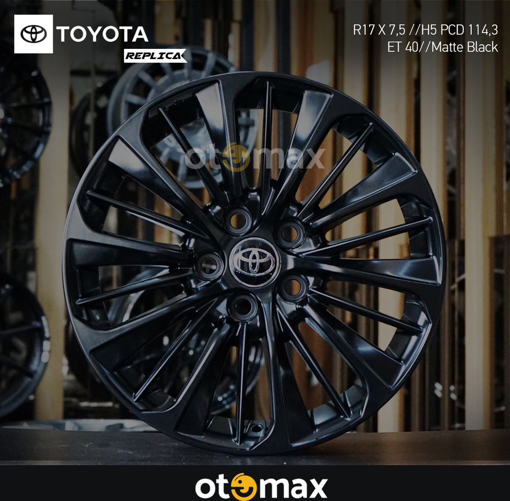 Velg Mobil Toyota 5372 Ring 17 Black | Otomax Store – Otomax Store ...