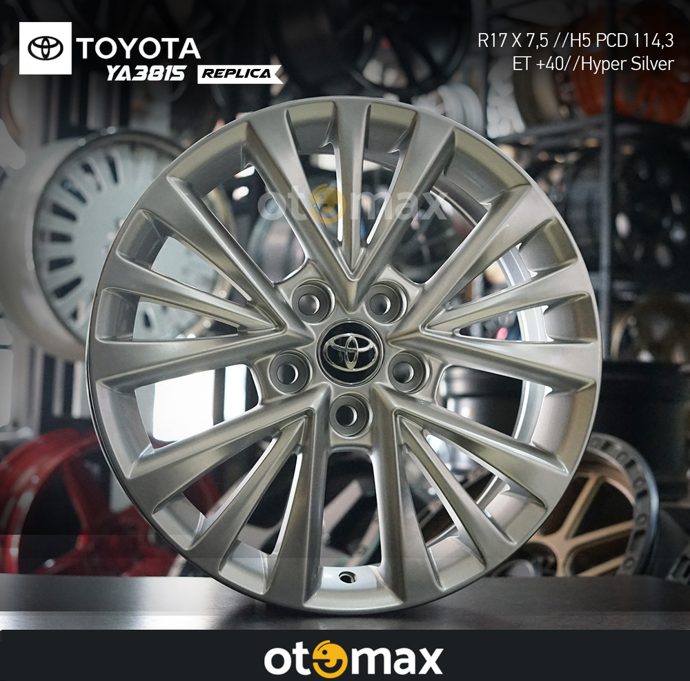 Toyota Camry Z4058 Ring 17 Velg Mobil Hyper Silver - Performanya ...