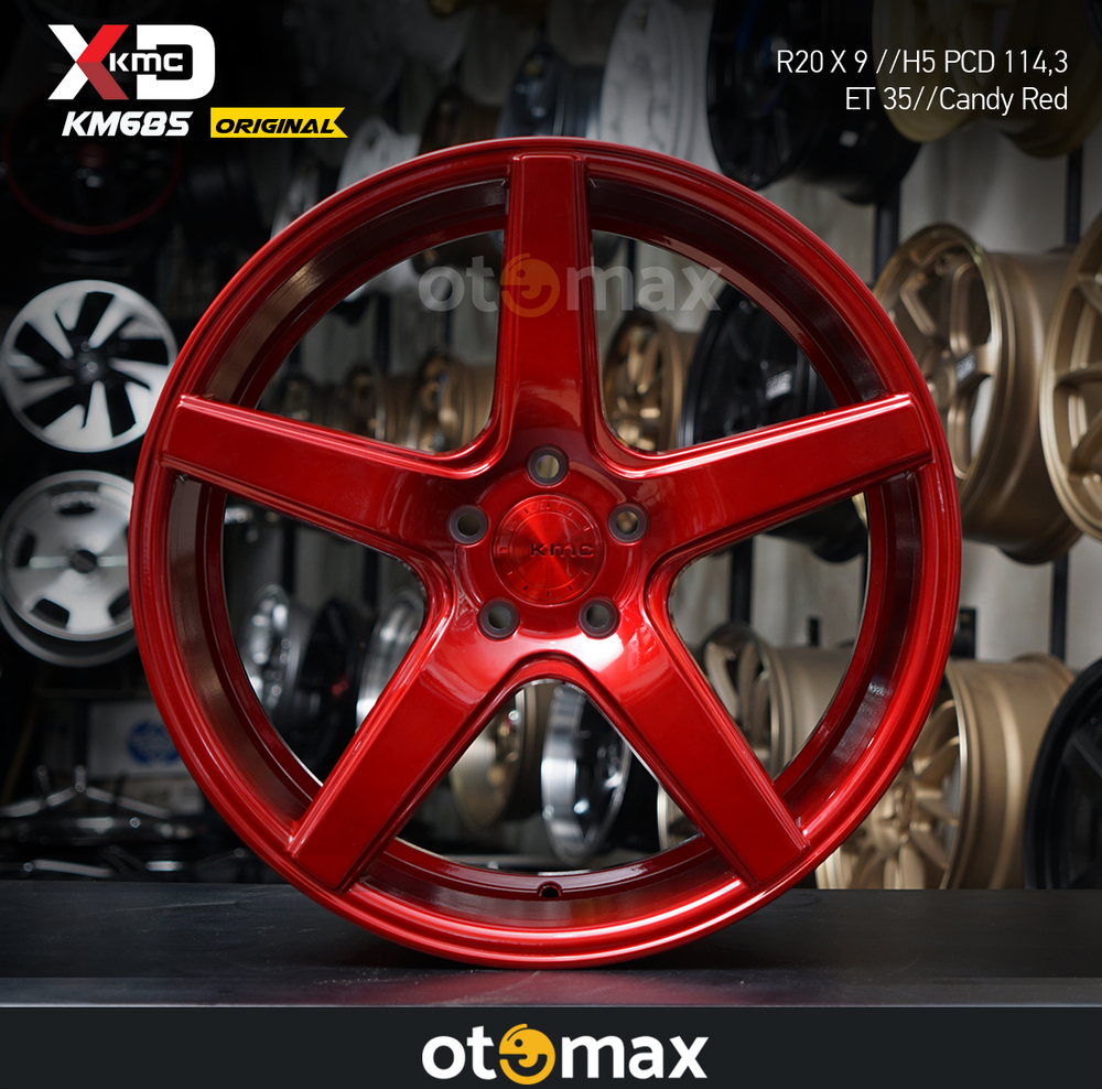 Velg Mobil XD KMC KM685 District Original Ring 20 Candy Red | Otomax ...