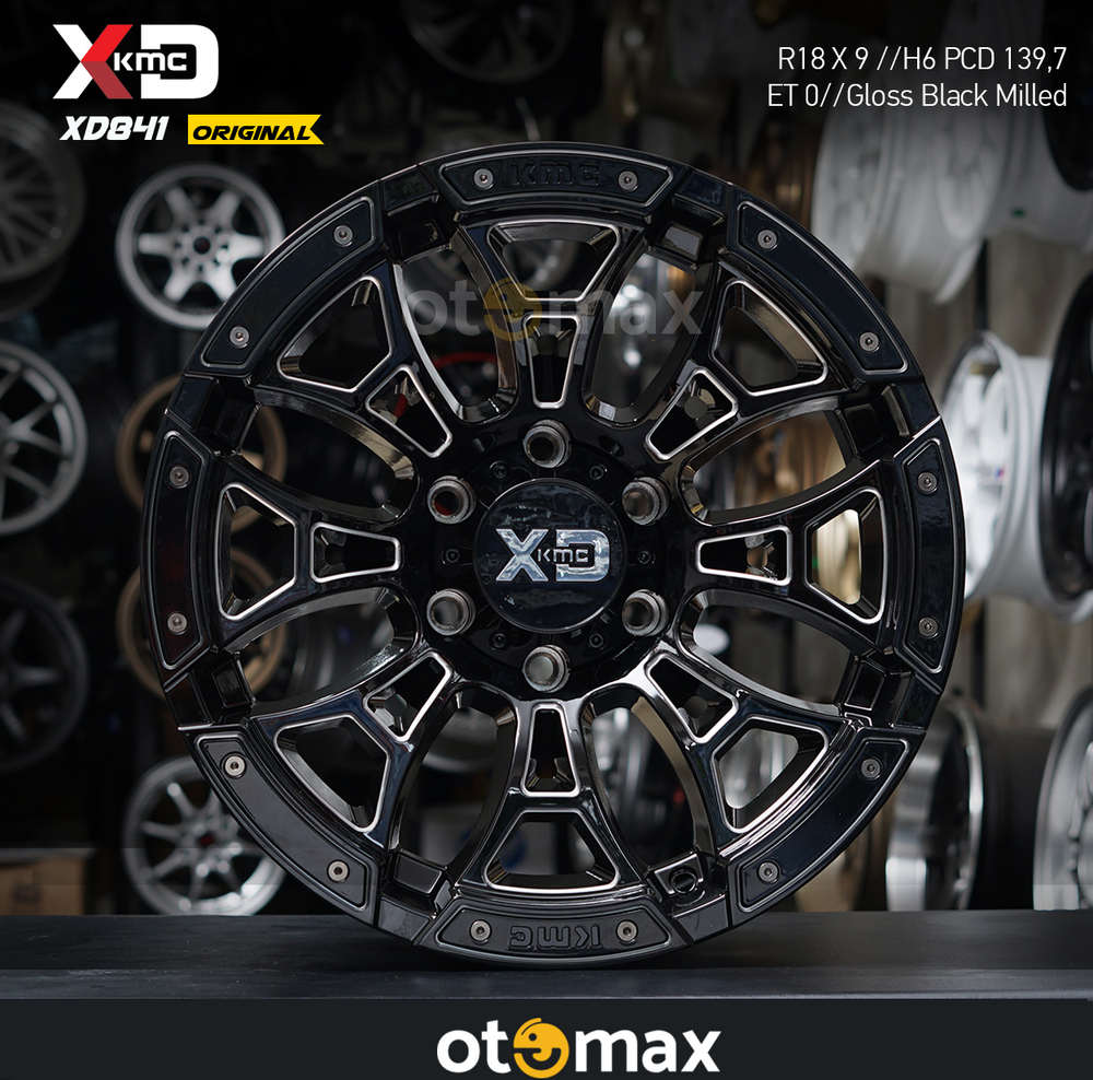 Jual Velg Mobil XD KMC XD841 Original R18 Gloss Black Harga Terjangkau ...