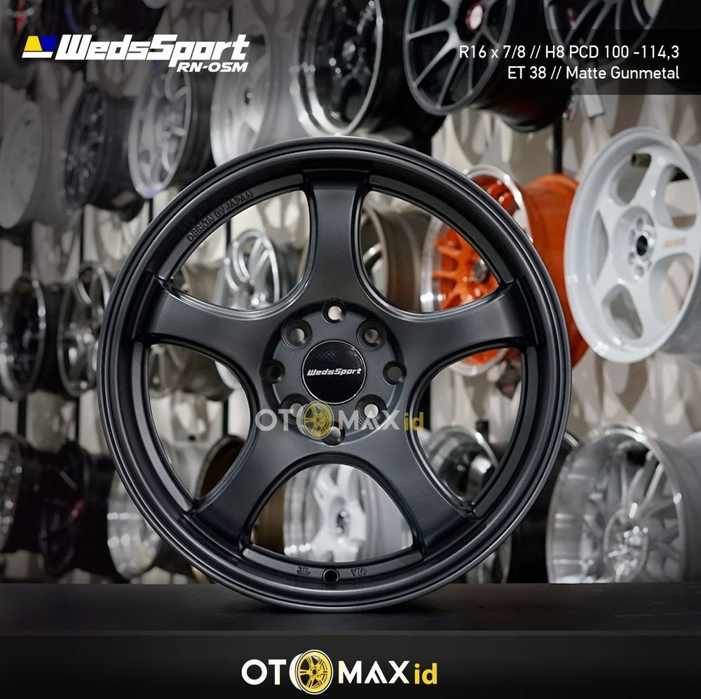 Velg Weds Sport RN-05M: Ring 16 Matt Gunmetal untuk Performa Optimal ...