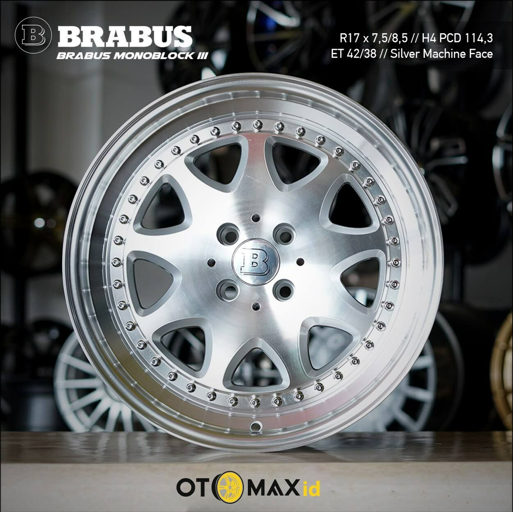 Velg Mobil Brabus Monoblock III Ring 17 - PCD 114,3 untuk Optimalisasi ...