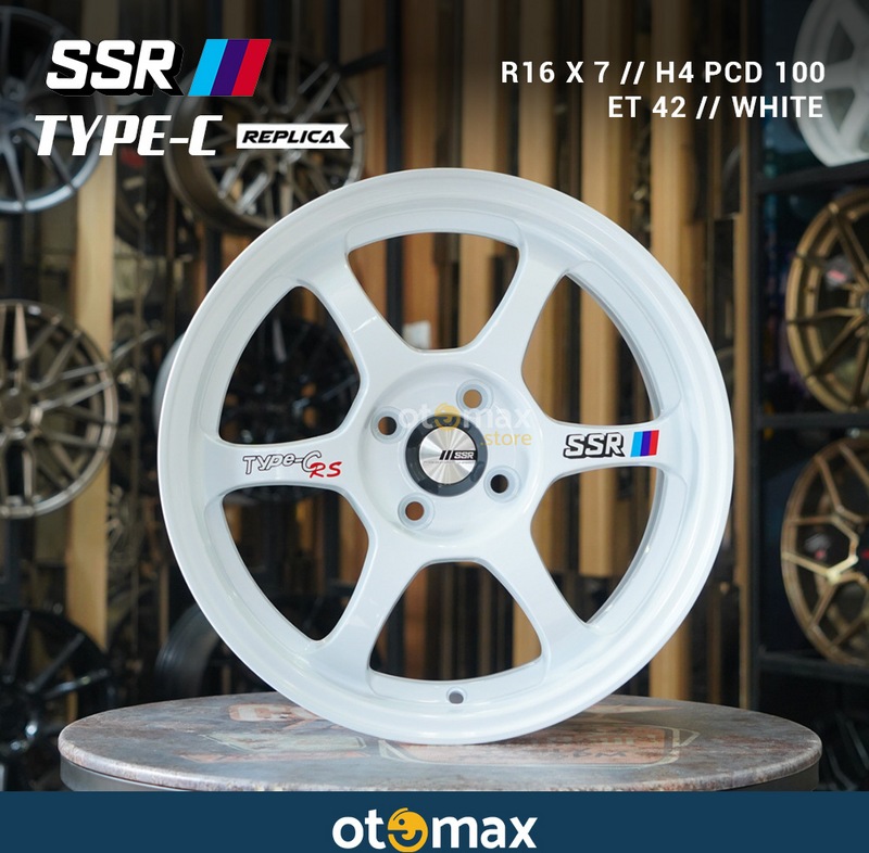 Velg Mobil SSR Type C RS Ring 16 White – Otomax Store : Jual Velg Mobil & Ban Mobil Original Murah