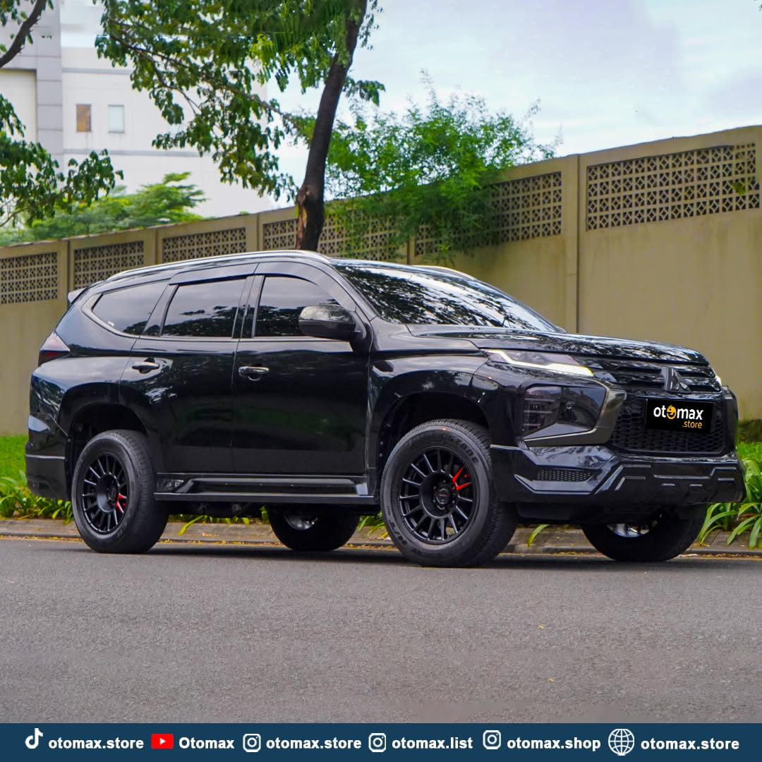 Modifikasi Velg Mobil Pajero dengan Lenso Venom 8 Satin Black Original ...