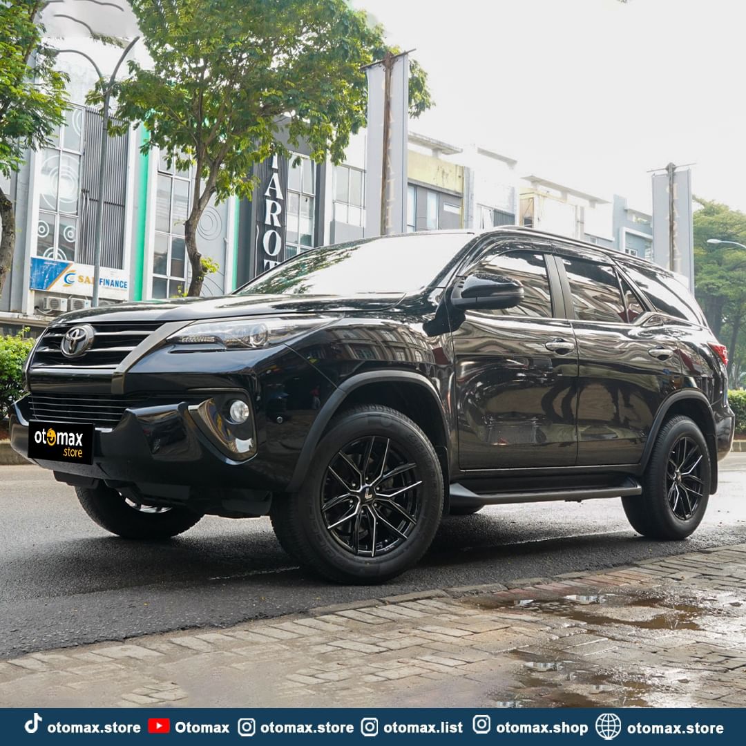 Modifikasi Fortuner VRZ | Velg Mobil Lenso Black Angel Original Ring 1 ...