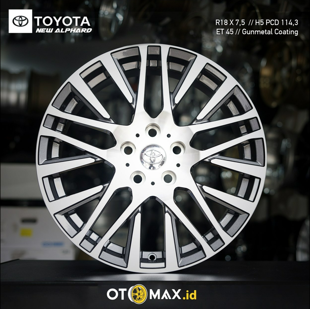 Honda Velg Mobil New Alphard Ring 18 - Desain Elegan & Kuat – Otomax ...