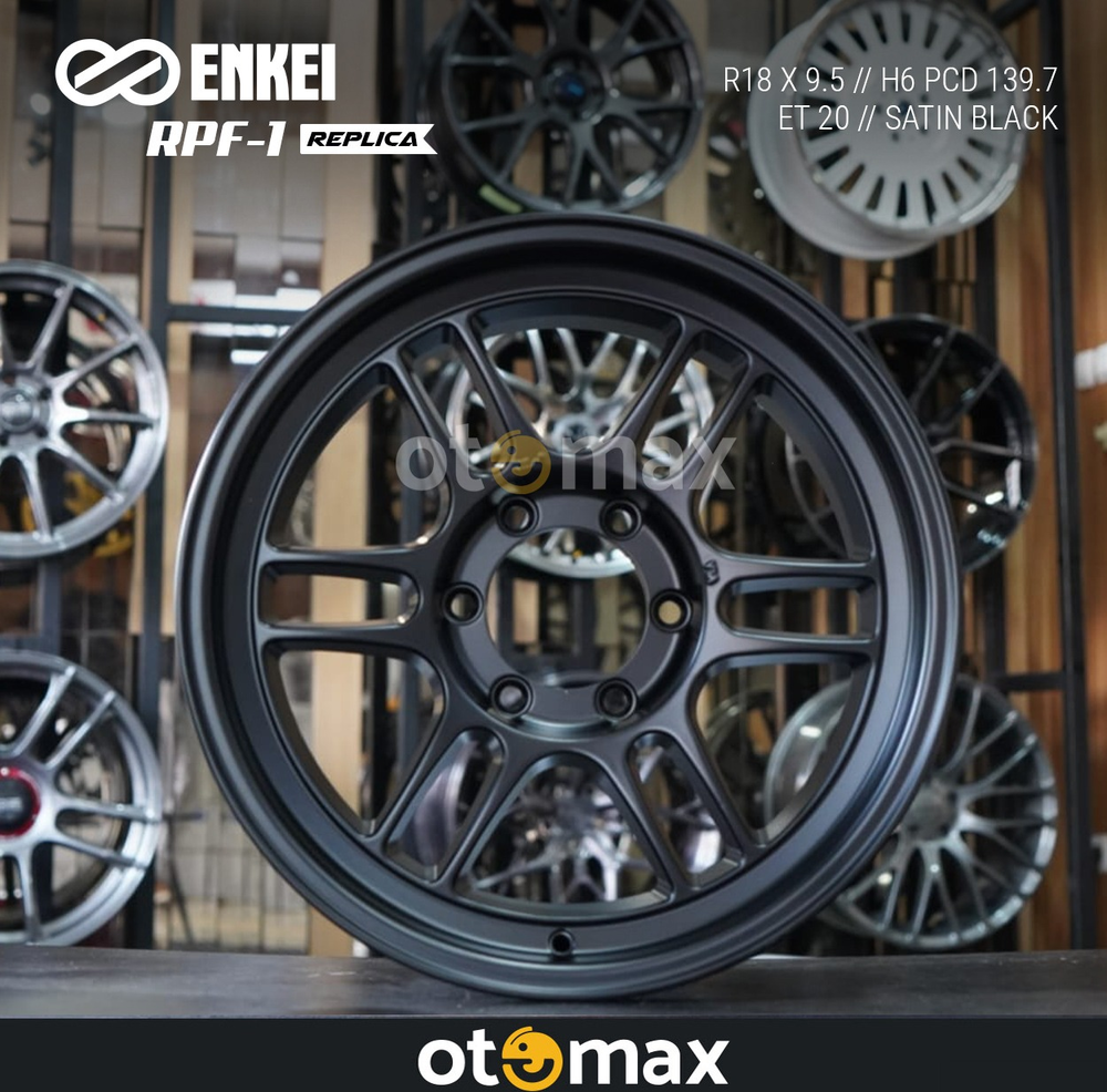 Velg Mobil Enkei RPF1 (6127) Ring 18 Satin Black – Otomax Store : Jual Velg Mobil & Ban Mobil ...