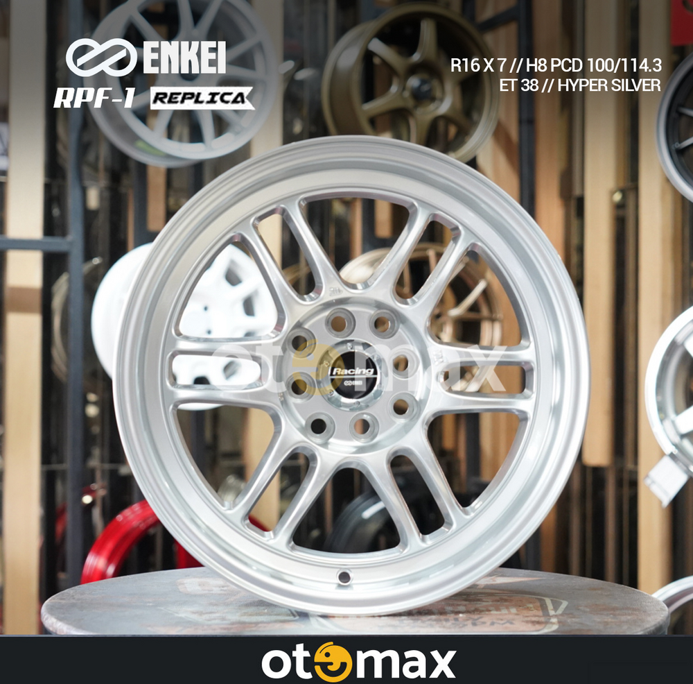 Velg Mobil Enkei RPF1 Hyper Silver - Desain Aerodinamis & Stylish – Otomax Store : Jual Velg ...