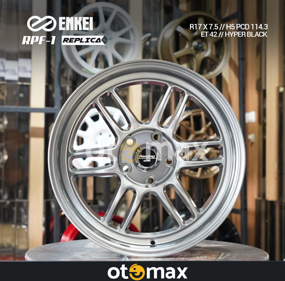 Velg Mobil Enkei RPF1 Hyper Black 17" - Desain Sporty dan Performa Optimal – Otomax Store : Jual ...
