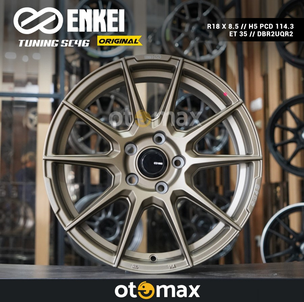 Velg Mobil Enkei Tuning SC46 Original Ring 18 DBR2UQR2 – Otomax Store : Jual Velg Mobil & Ban ...