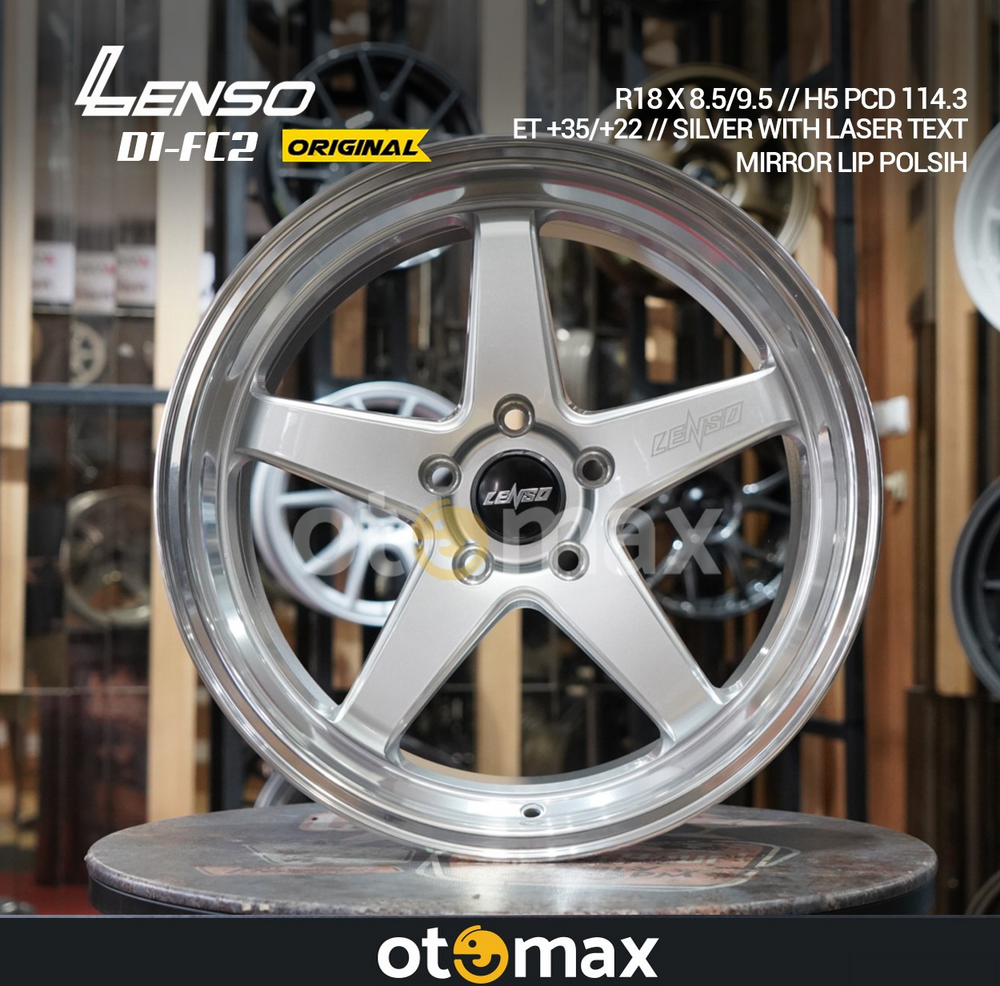 Velg Mobil Lenso D-1FC2 Original Ring 18 35/22 Silver – Otomax Store ...