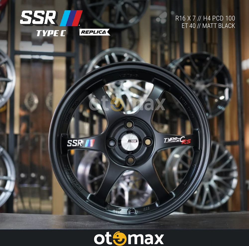 Velg Mobil SSR Type C Ring 16 40 Matt Hitam – Otomax Store : Jual Velg ...