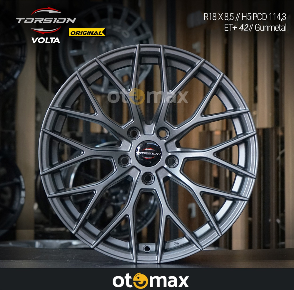 Velg Mobil Torsion Volta Ring 18 Gunmetal | Otomax Store – Otomax Store ...