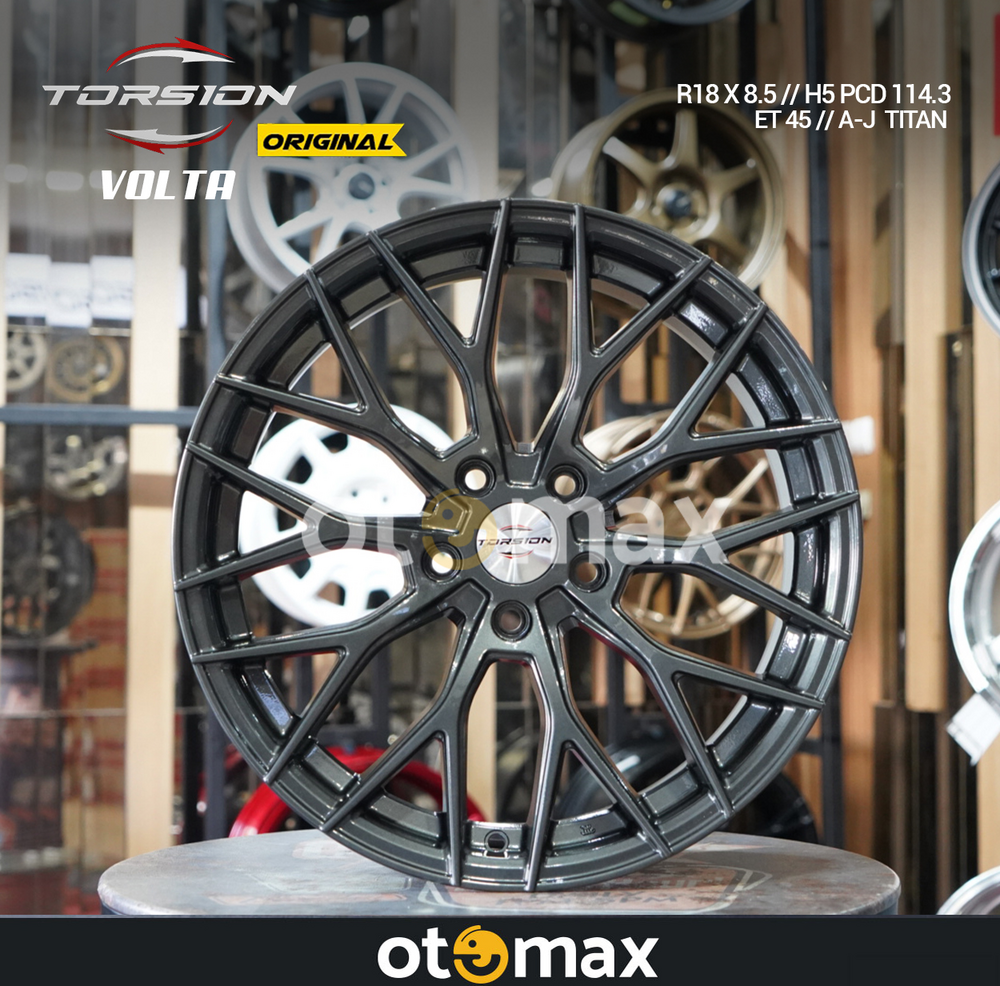 Velg Mobil Torsion Volta Ring 18 EJ Titan | Otomax Store – Otomax Store ...