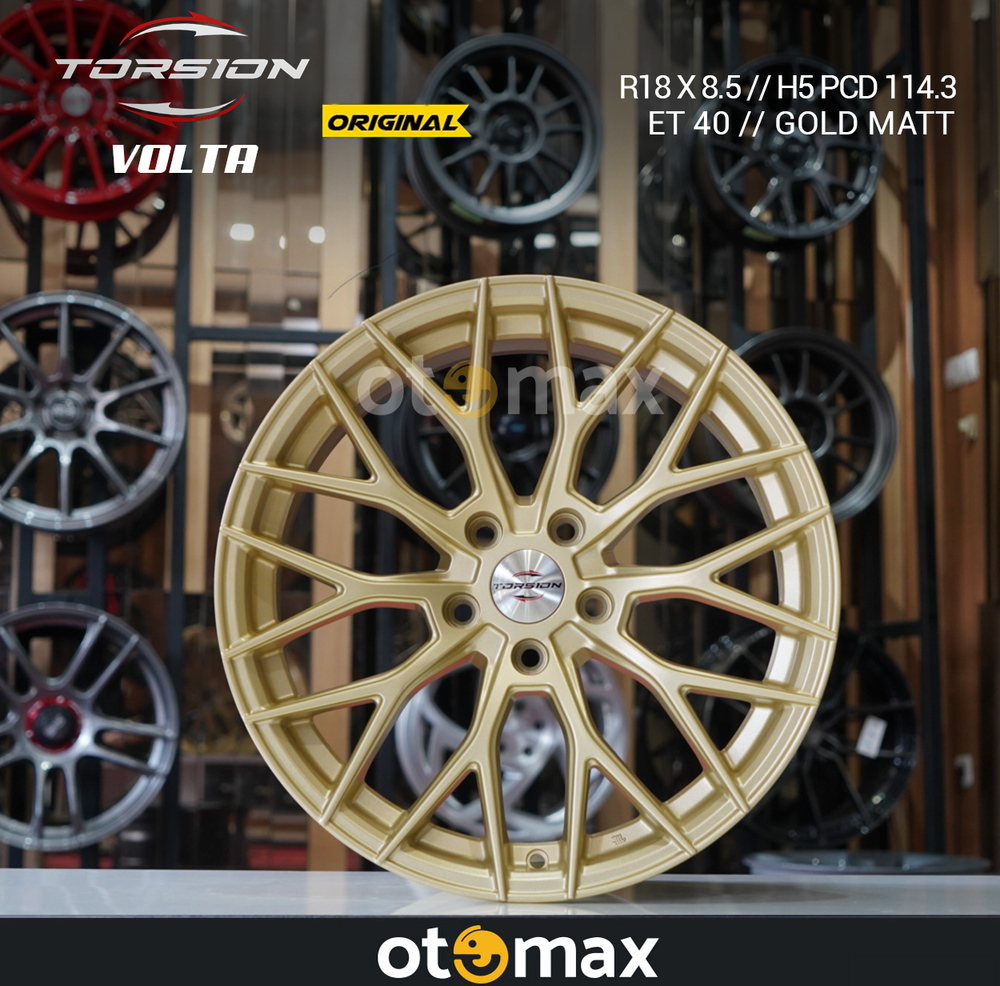 Velg Mobil Torsion Volta Ring 18 Gold | Otomax Store – Otomax Store ...