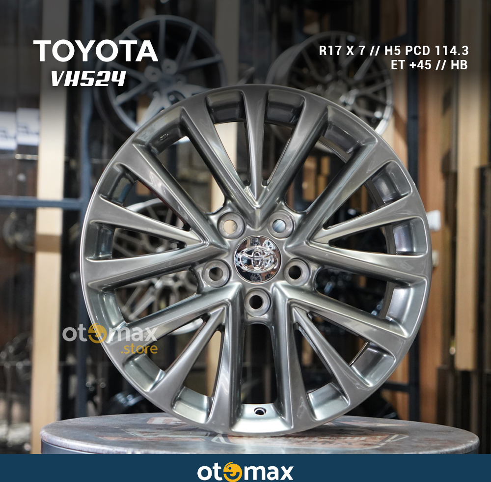 Velg Mobil Toyota Camry VH524 Ring 17 Hyper Black | Otomax Store ...