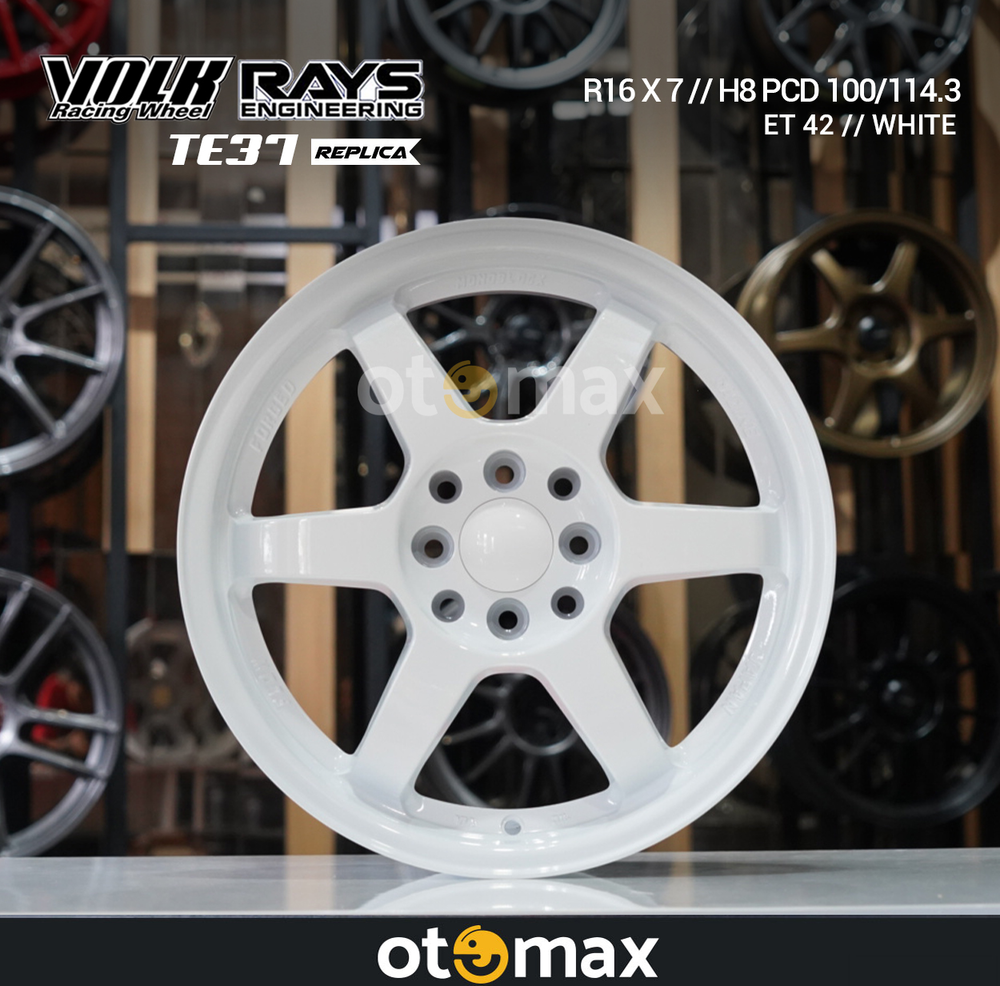 Rays TE37 Ring 16 White - Velg Mobil Stylish dan Kuat untuk Anda ...