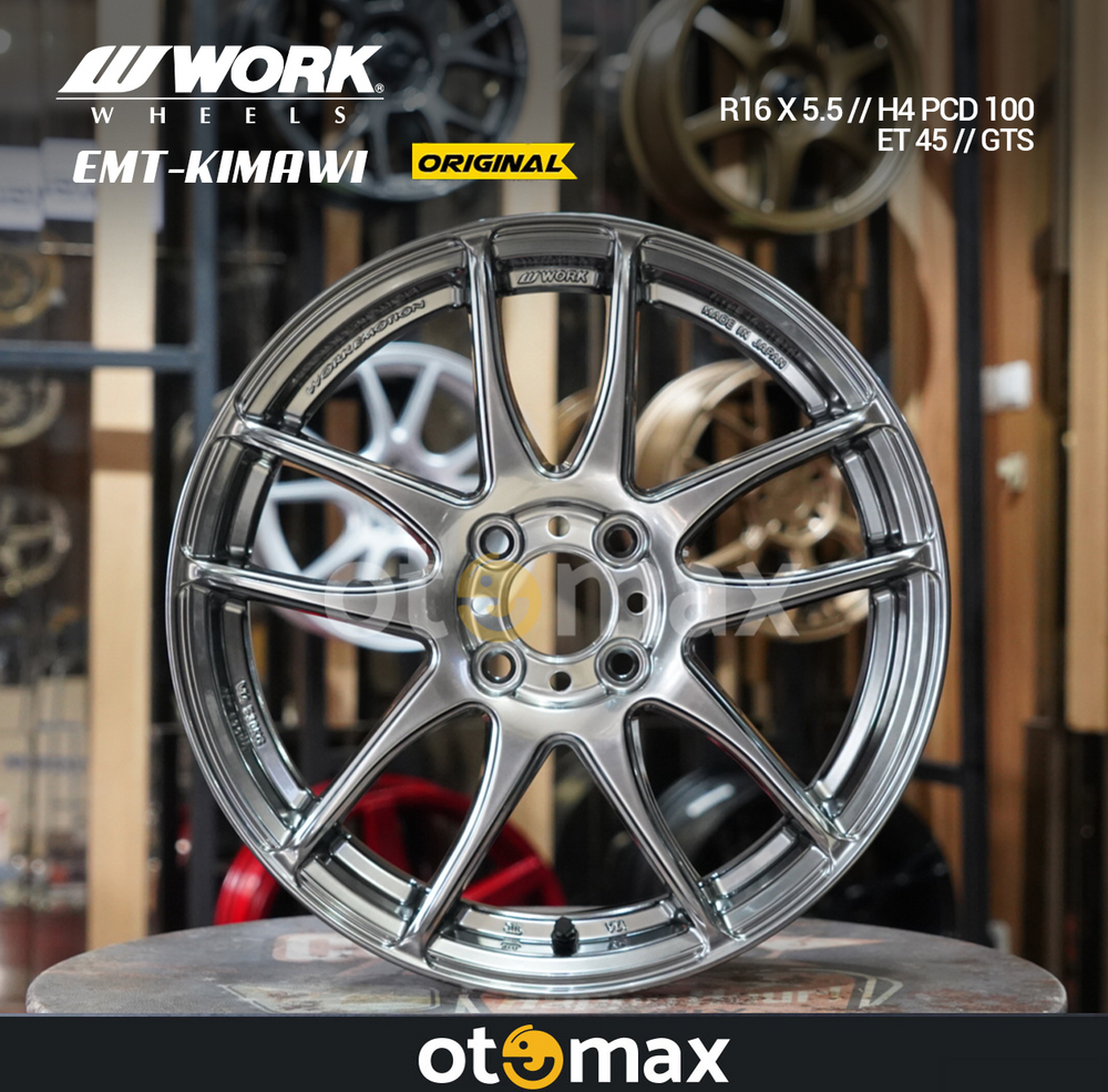 Velg Mobil Work Emotion CR Kiwami Original Ring 16 GTS | Otomax Store – Otomax Store : Jual Velg ...