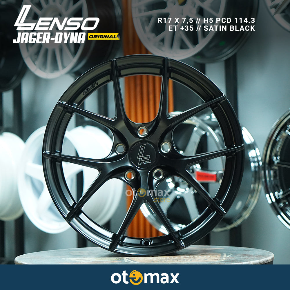 Jual Velg Mobil Lenso Jager Dyna Original Ring 17 Matte Black Terbaru – Otomax Store : Jual Velg ...