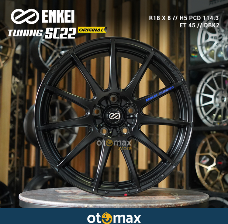 Velg Mobil Enkei Tuning SC22 Original Ring 18 ET45 DBK2 | Otomax Store ...