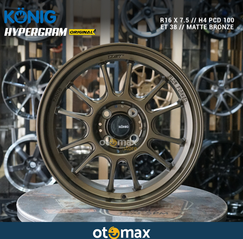 Velg Mobil Konig Hypergram Original Ring 16 Matte Bronze MBR2 | Otomax ...