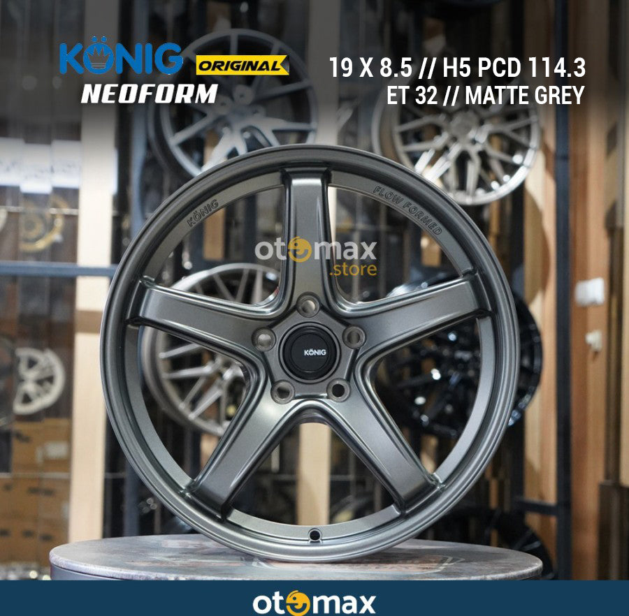 Velg Mobil Konig Neoform Original Ring 19 Matte Grey | Otomax Store ...