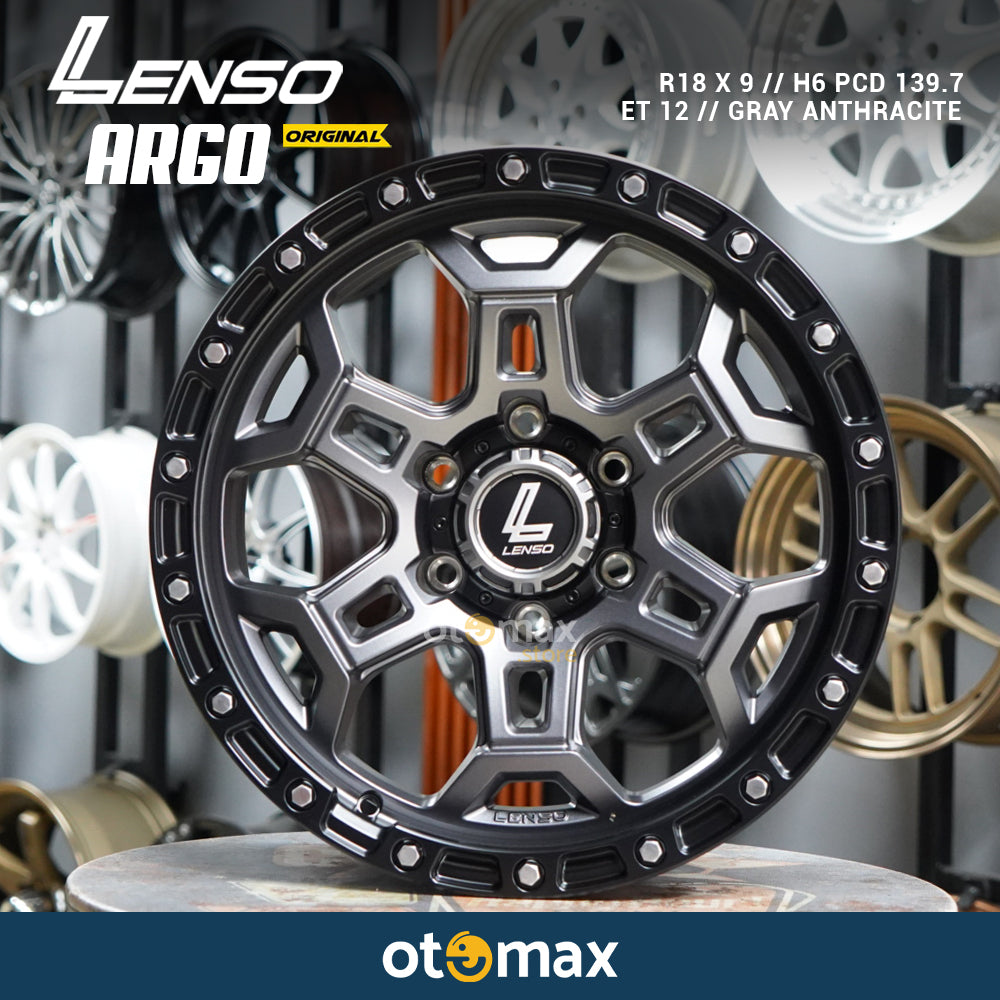 Velg Mobil Lenso Argo Original Ring 18 Grey Anthracite | Otomax Store ...