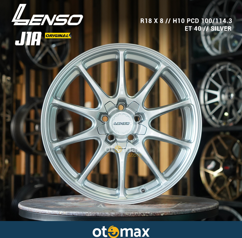 Velg Mobil Lenso J1A Original Ring 18 Silver|Otomax Store – Otomax ...