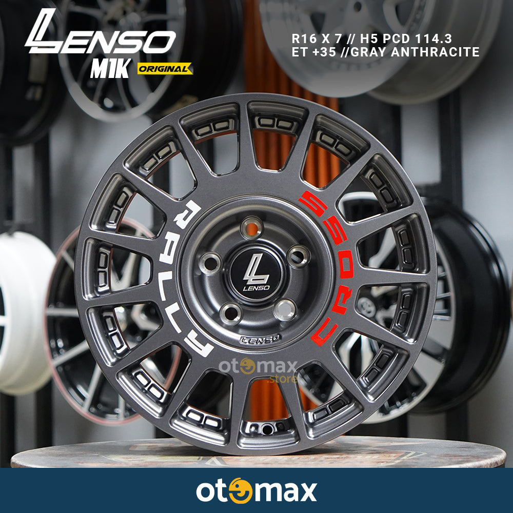 Velg Mobil Lenso M1K Original Ring 16 H5 Gray Anthracite – Otomax Store ...