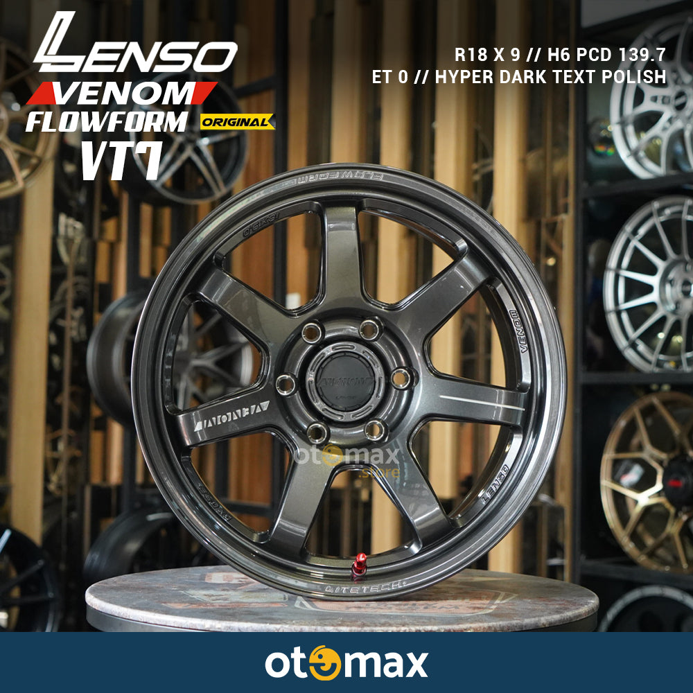 Velg Mobil Lenso VT7 Original Ring 18 Hyper Dark|Otomax Store – Otomax Store : Jual Velg Mobil ...