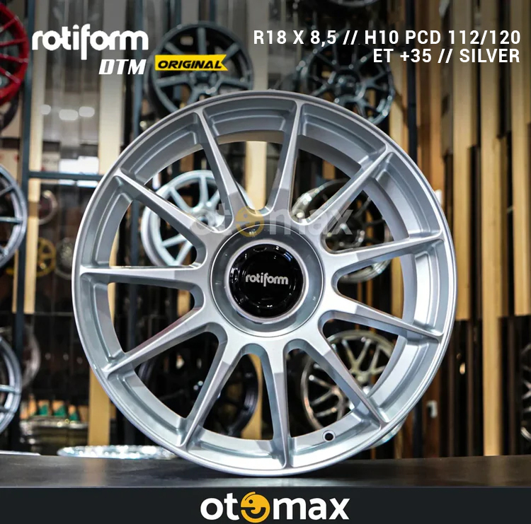 Velg Mobil Rotiform DTM Original Ring 18 Silver – Otomax Store : Jual ...