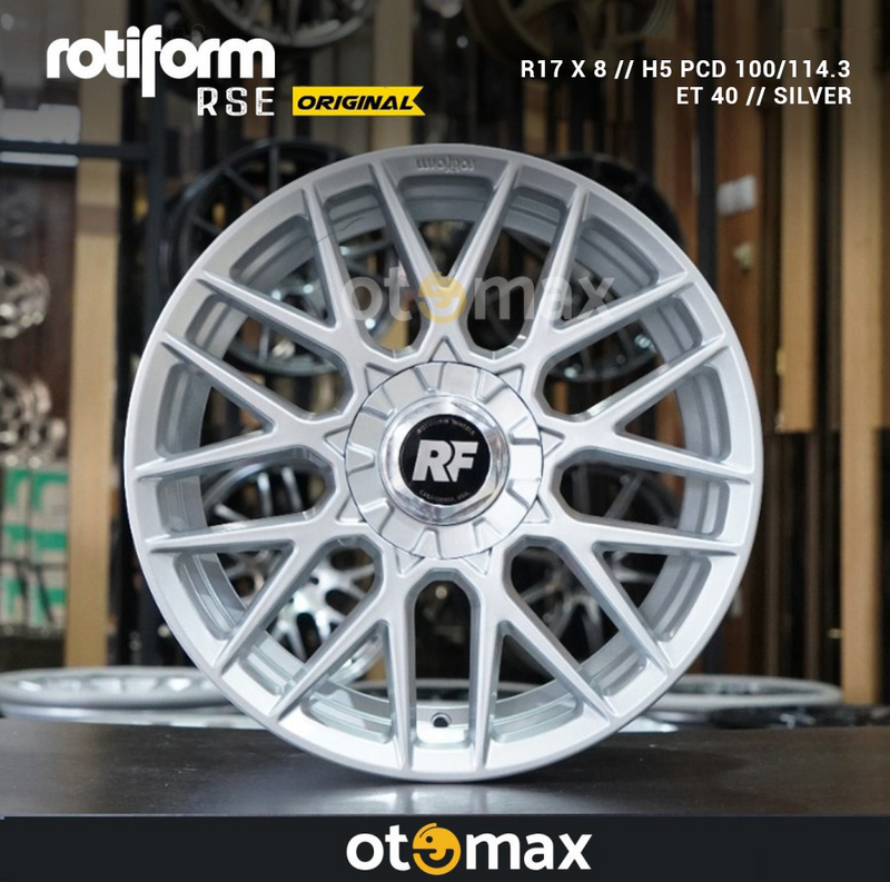 Velg Mobil Rotiform RSE Original Ring 17 Silver | Otomax Store – Otomax ...